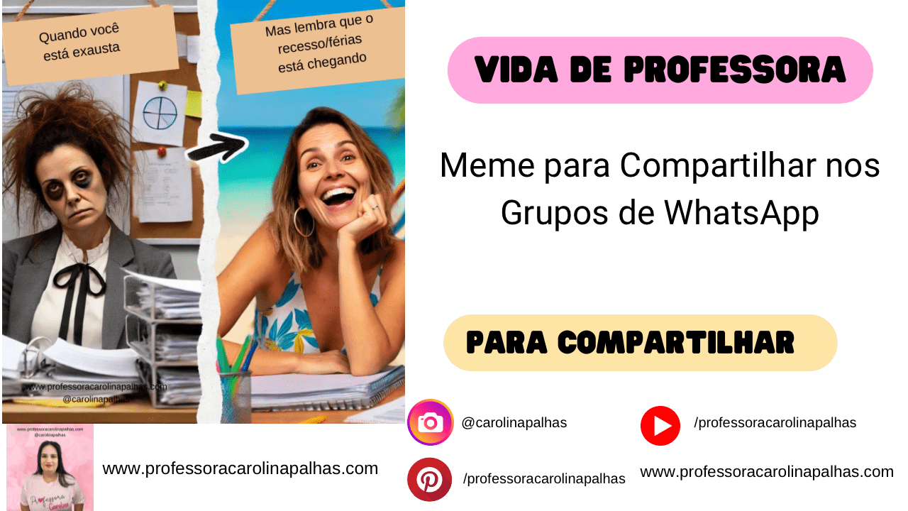 Quando a Professora Está Exausta, Mas Lembra que o Recesso Está ...